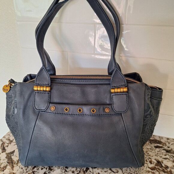 The Sak | Bags | The Sakserena Handbag Navy Blue Souk Tobacco Embossed ...